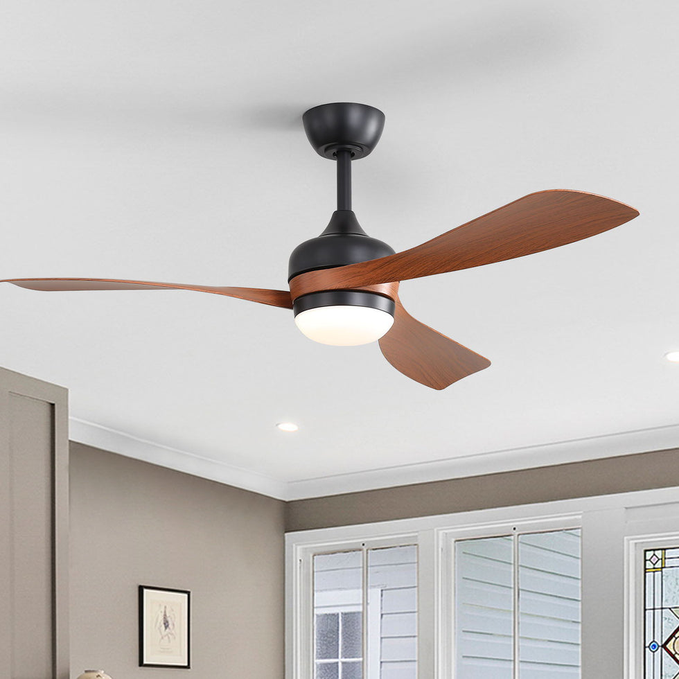 Ceiling Fan With 3 Blades, Remote Control, Reversible DC Motor, Noisel ...