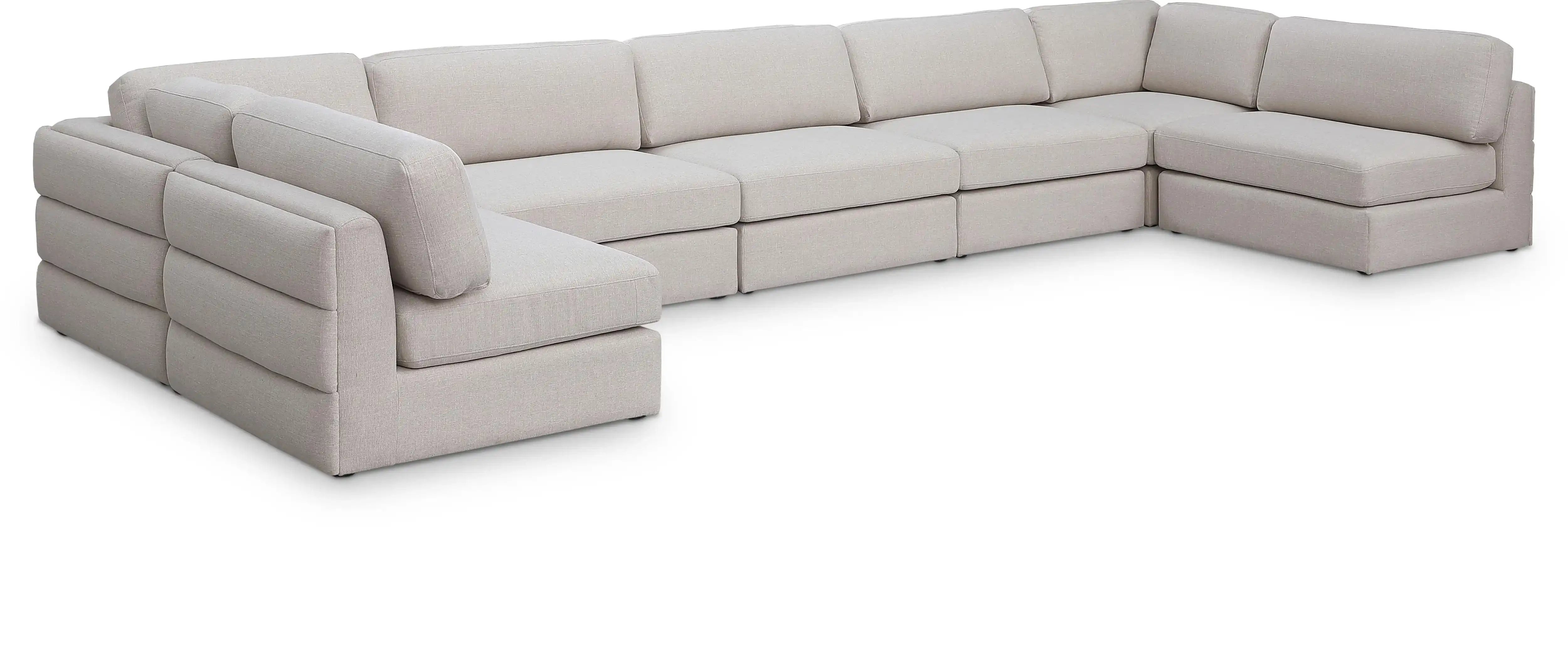 Beckham 7 Piece Modular Sectional Best Buy Furniture