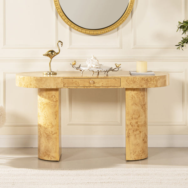 Jesse - Single Drawer Oval Computer Desk – Best Buy Furniture