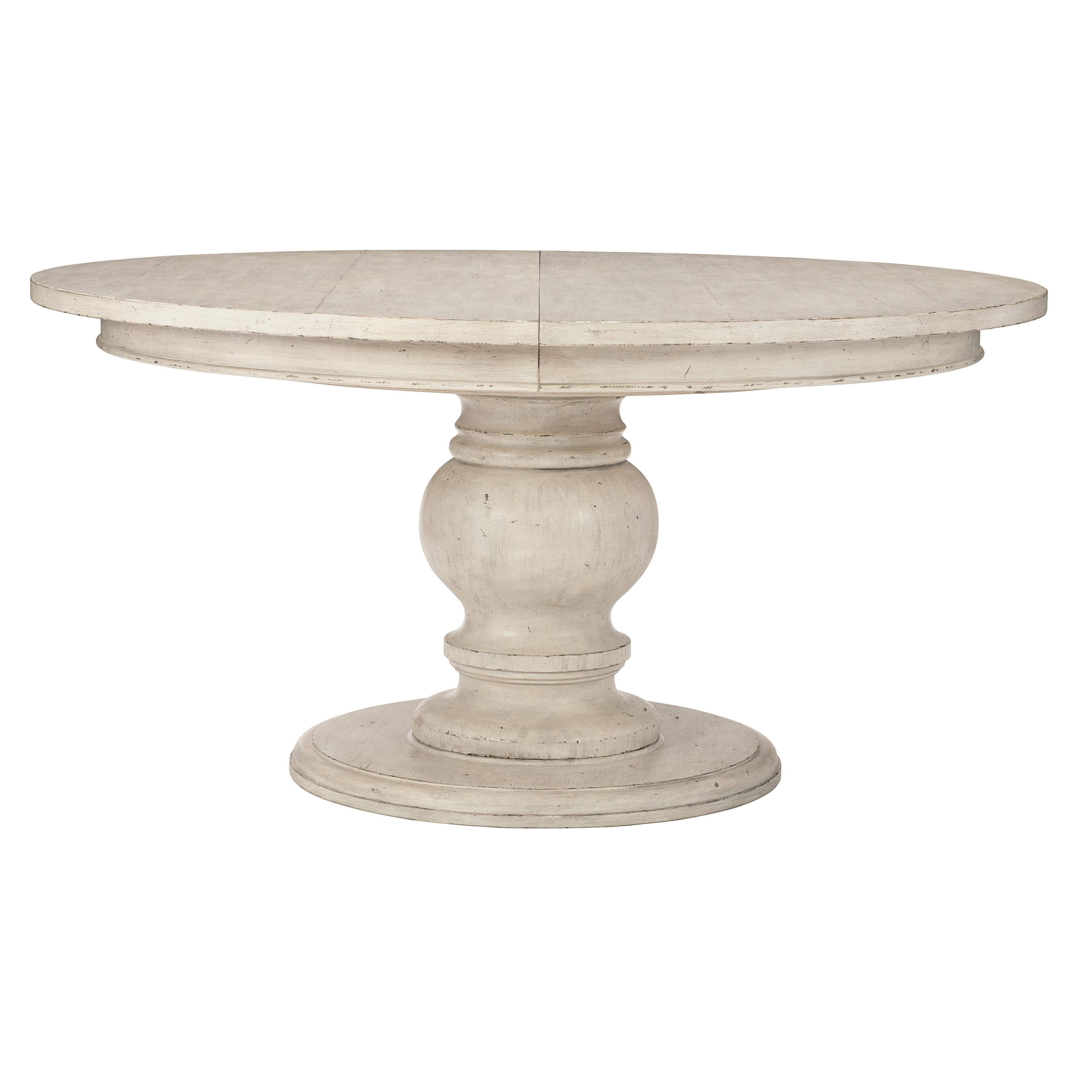 Bernhardt Furniture – Mirabelle Round Dining Table with Leaf – Best Buy Furniture